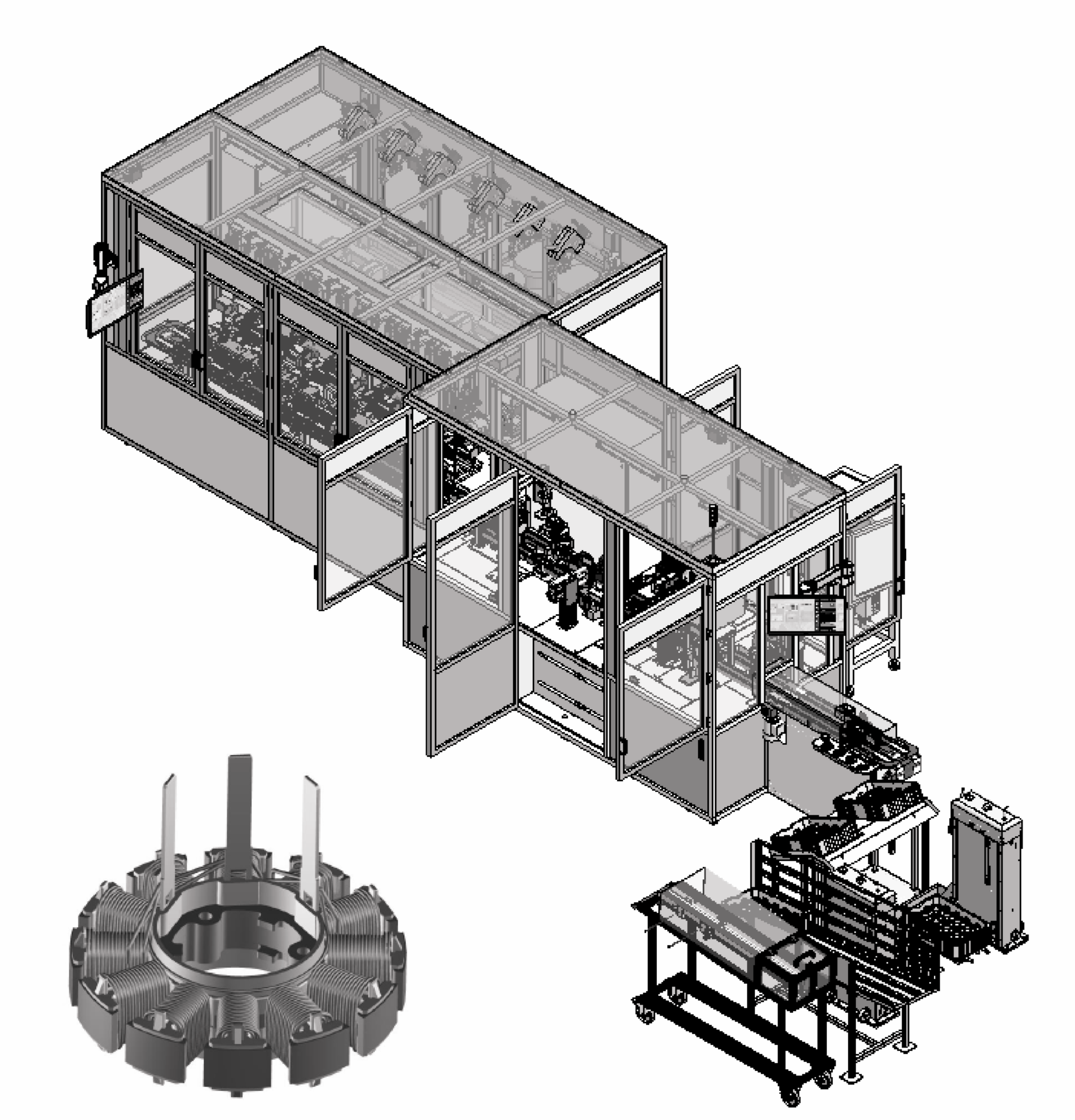 Ligne de bobinage et de soudage de stators - OSE Group